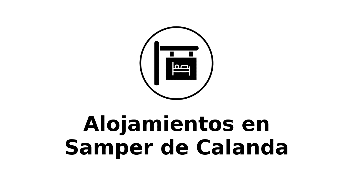 Alojamientos en Samper de Calanda - Teruel